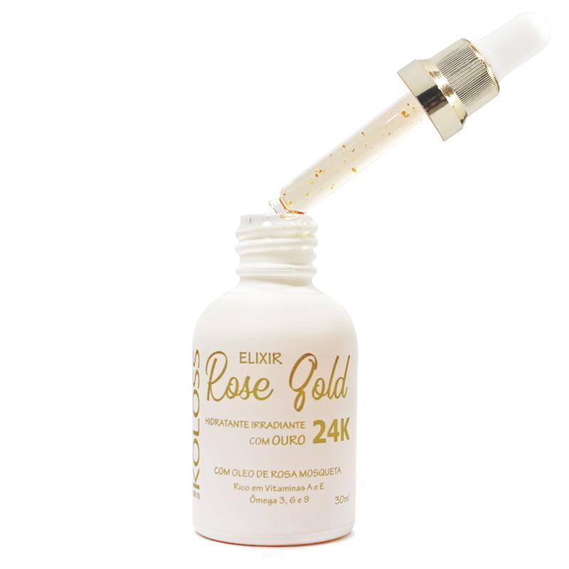 Elixir Rose Gold Hidratante Irradiante com Ouro 24K Koloss | Mais ...
