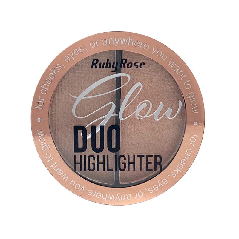 Iluminador Glow Duo Highlighter Ruby Rose | Mais Vaidosa - Iluminador ...