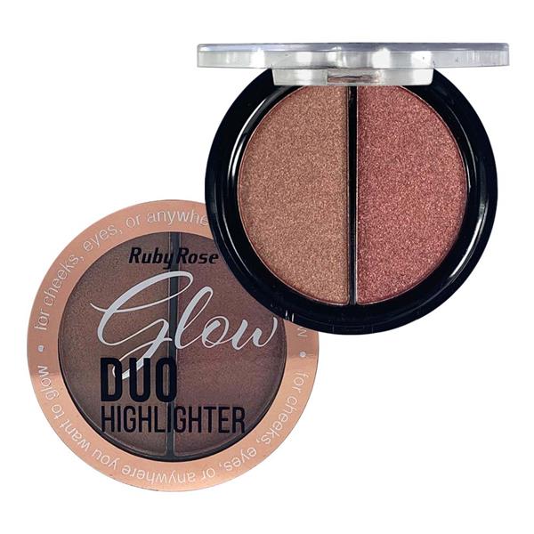 Iluminador Glow Duo Highlighter Ruby Rose | Mais Vaidosa - Iluminador ...