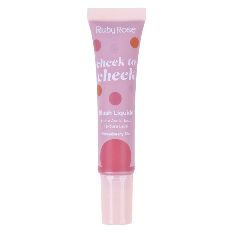 Blush Líquido Cheek To Cheek Ruby Rose| Mais Vaidosa - Blush Líquido Cheek To Cheek Ruby Rose ...