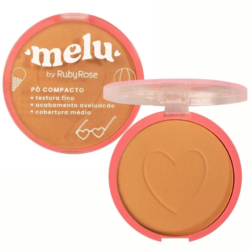 Pó Compacto Facial Melu by Ruby Rose 10g | Mais Vaidosa - Pó Compacto Facial Melu by Ruby Rose ...