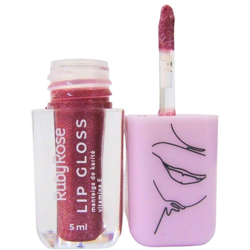 Lip Gloss Ruby Rose 5ml | Mais Vaidosa - Lip Gloss Ruby Rose 5ml - Ruby ...