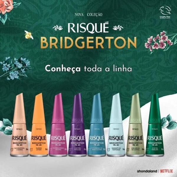 Kit Esmaltes Risqué Bridgerton – 8 produtos | Mais Vaidosa - Kit ...